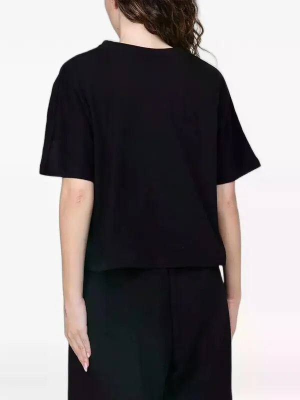 DISCLAIMER Logo-print Relaxed-fit T-shirt - Black