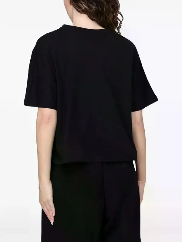 DISCLAIMER Logo-print Relaxed-fit T-shirt - Black