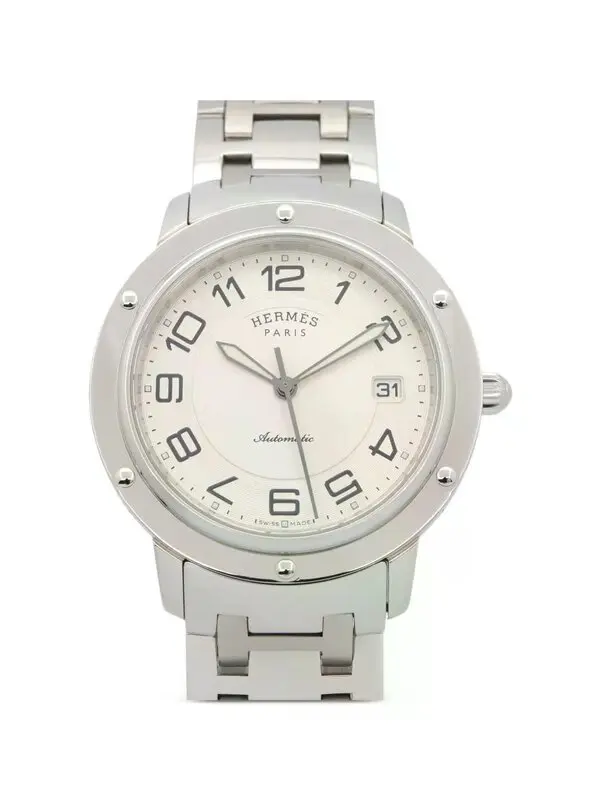 Hermès 2010s Clipper Classic 39mm Watch - Neutrals