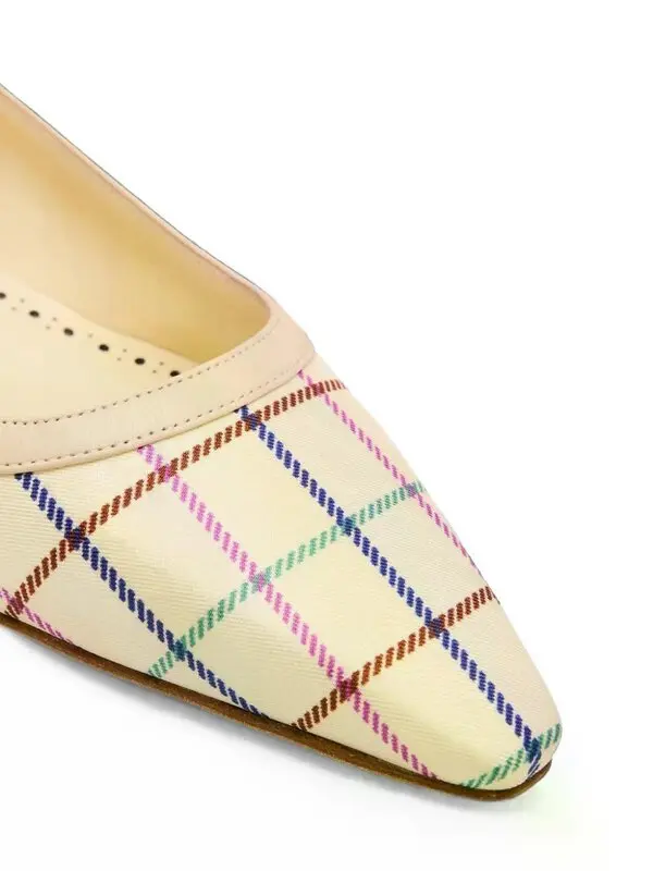 Manolo Blahnik Filotas Check-pattern Pumps