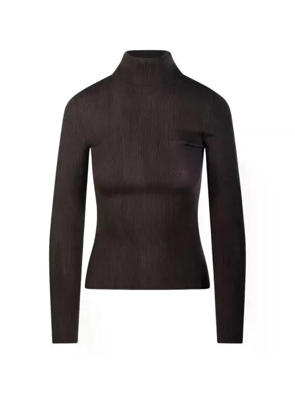 Max Mara Ribbed-knit Roll-neck Sweater
