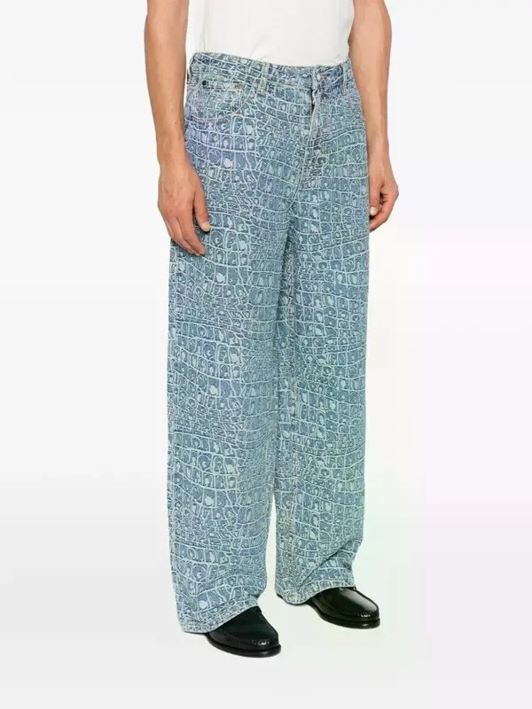 DAILY PAPER Jacquard-pattern Jeans