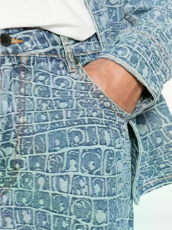DAILY PAPER Jacquard-pattern Jeans