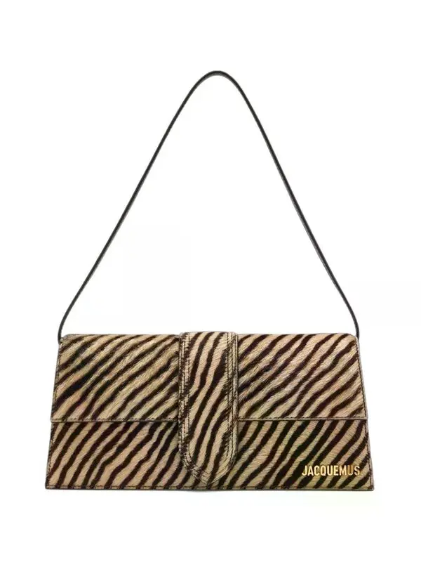 Jacquemus The Long Bambino Animal-print Shoulder Bag - Neutrals