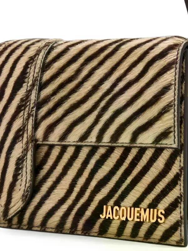 Jacquemus The Long Bambino Animal-print Shoulder Bag - Neutrals