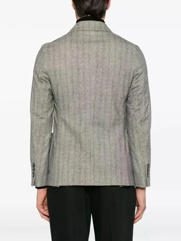 CIRCOLO 1901 Herringbone Double-breasted Blazer