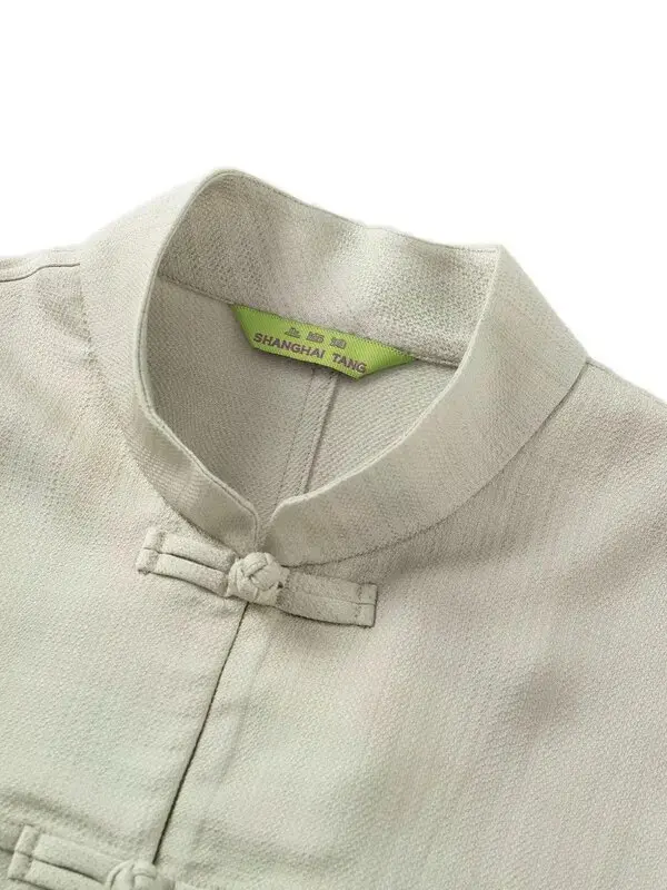 Shanghai Tang Frog-fastening Lace-up Jacket