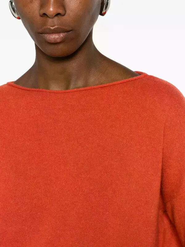 C.T.PLAGE Boat-neck Cashmere Sweater