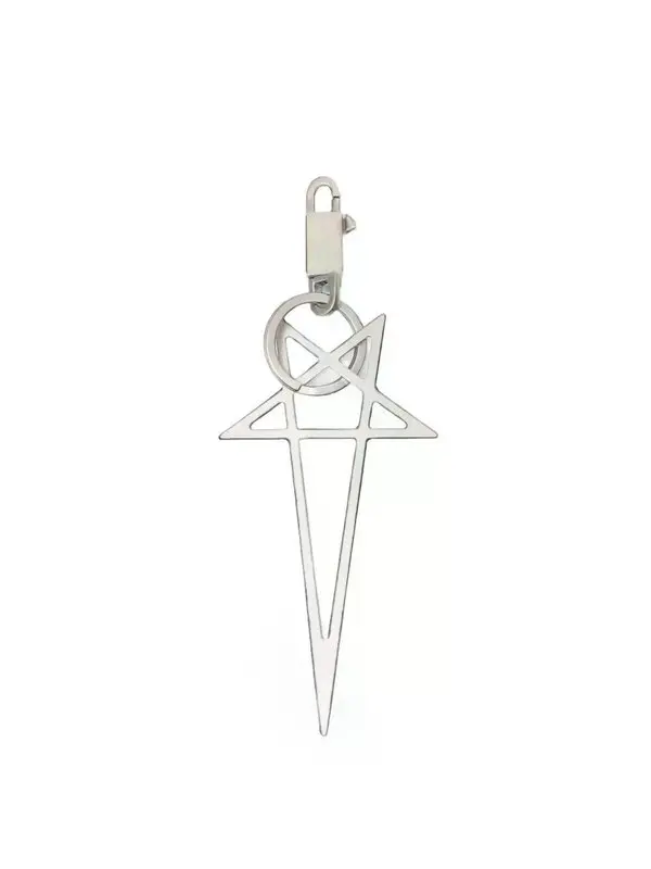 Rick Owens Pentagram Keychain