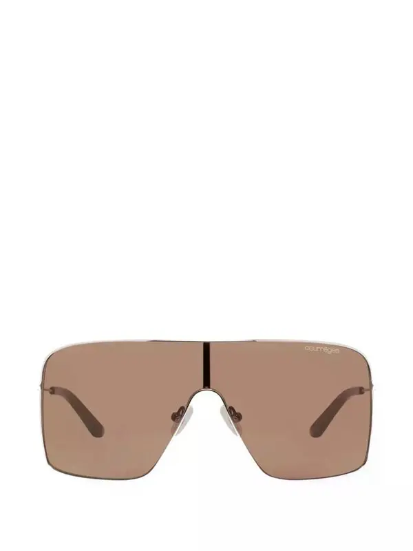 COURREGES 24 Pilot-frame Sunglasses - Silver