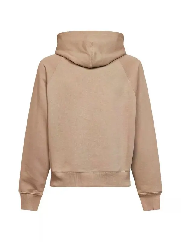 AMI Paris Logo-embroidered Hoodie