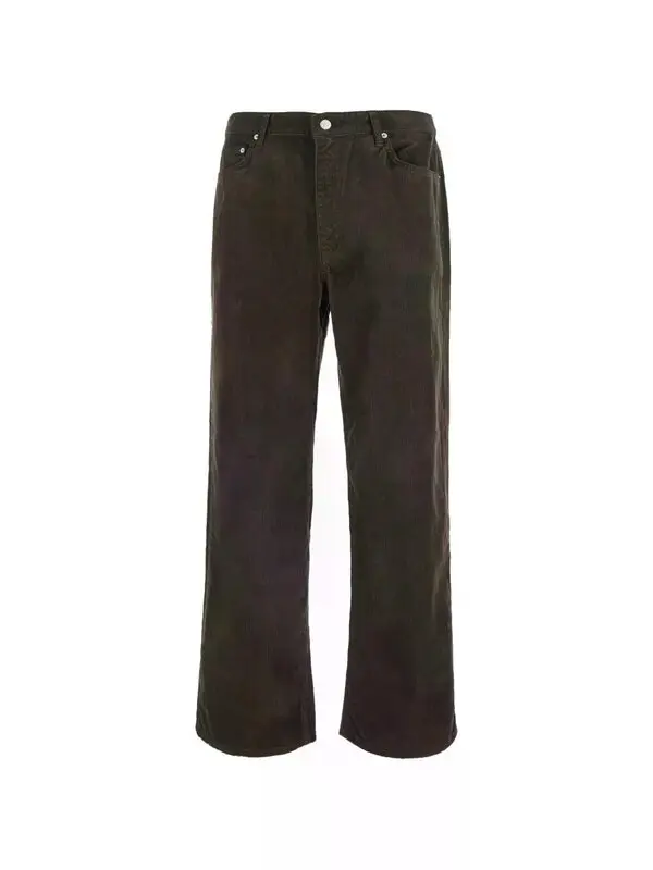 DUNST Corduroy Straight-leg Trousers