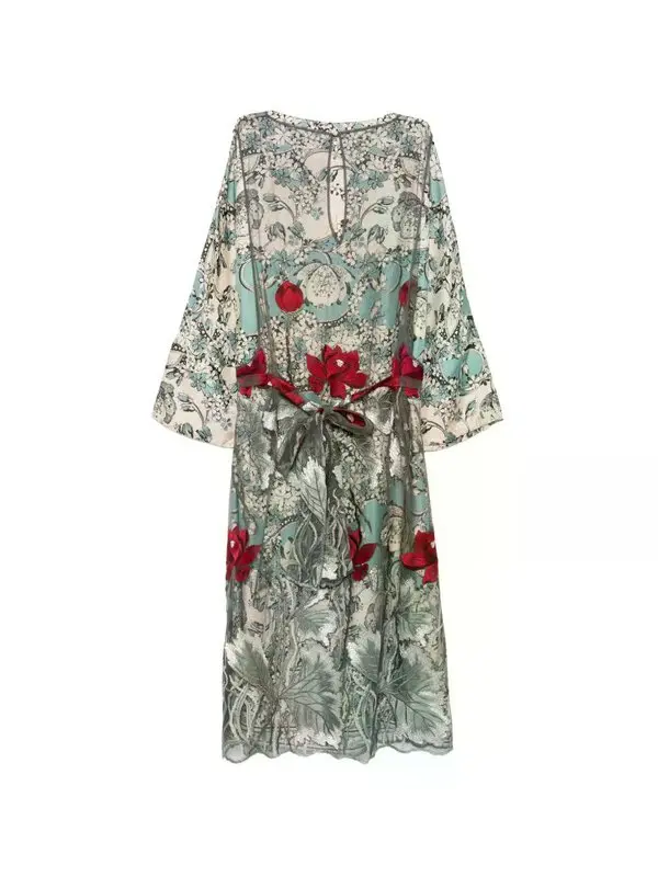 Antonio Marras Floral-print Embroidered Dress