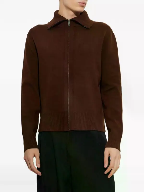 ENTIRE STUDIOS Zip-up Collared Sweater