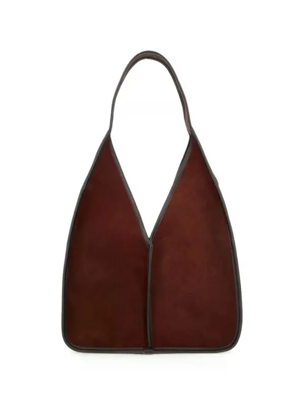 Hereu Hobo Suede-panel Shoulder Bag