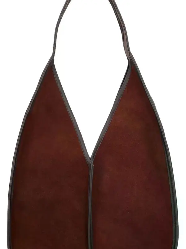 Hereu Hobo Suede-panel Shoulder Bag