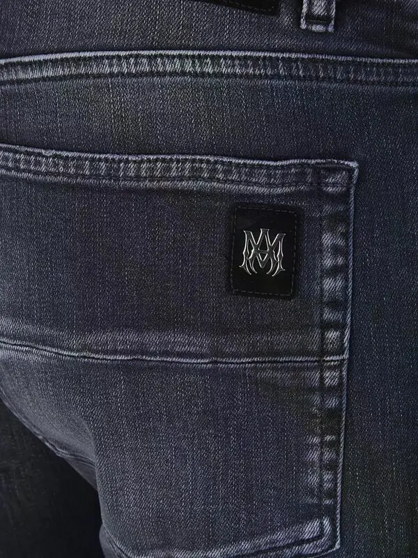 Amiri Snake Thrasher Skinny Jeans