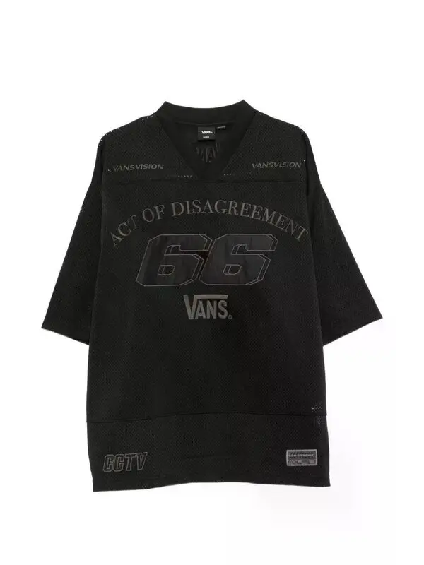 VANS Logo-patch Mesh T-shirt