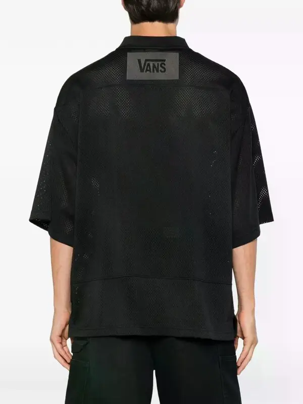 VANS Logo-patch Mesh T-shirt