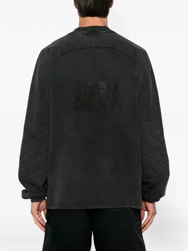 VANS Laser-cut Quilted-panel T-shirt
