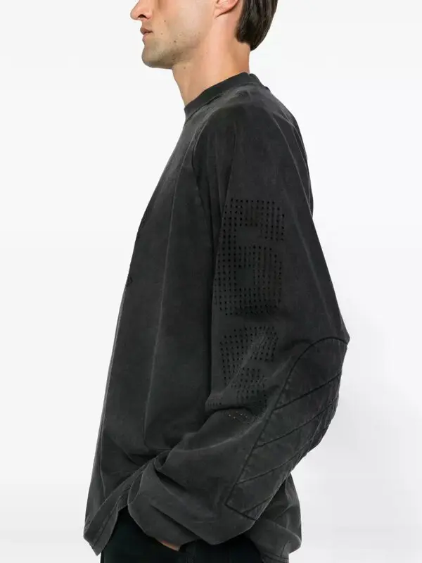 VANS Laser-cut Quilted-panel T-shirt