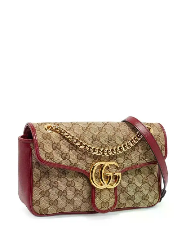 Gucci Small Gg Marmont Diagonal-quilt Shoulder Bag