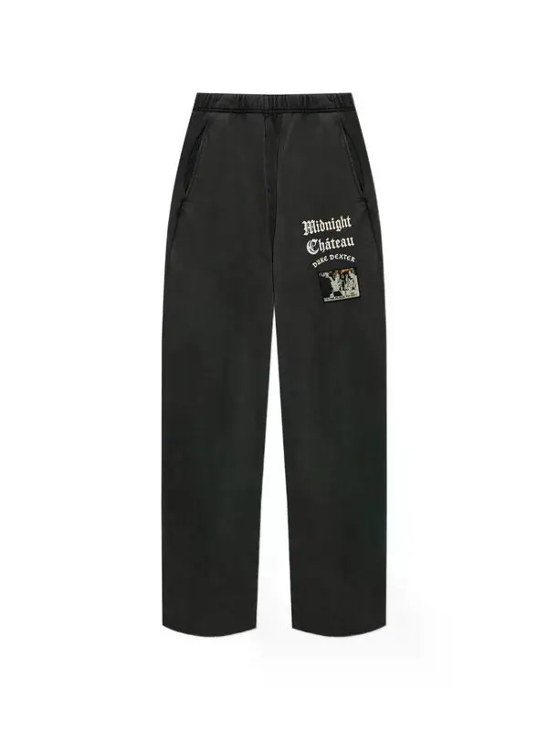 DUKE + DEXTER Graphic-print Patch-detail Trousers