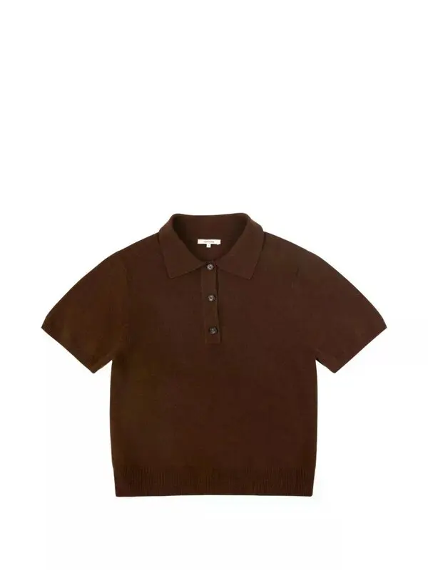 ENTIRE STUDIOS Short-sleeve Knit Polo Shirt