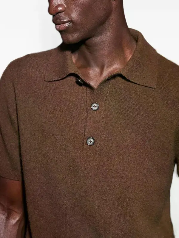 ENTIRE STUDIOS Short-sleeve Knit Polo Shirt