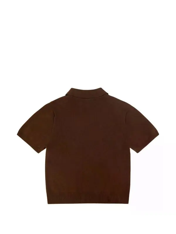 ENTIRE STUDIOS Short-sleeve Knit Polo Shirt