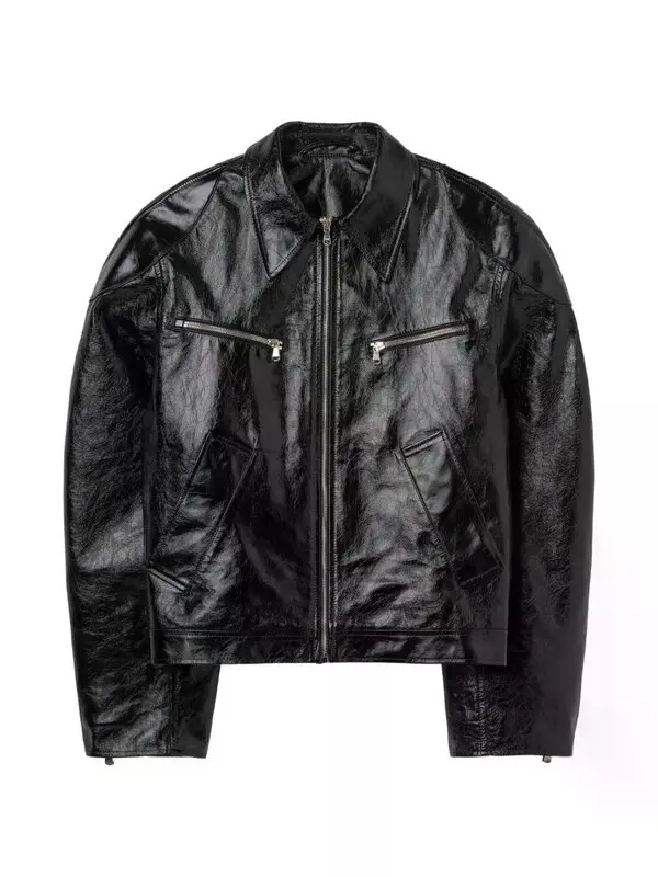 Séfr Zip-up Leather Jacket
