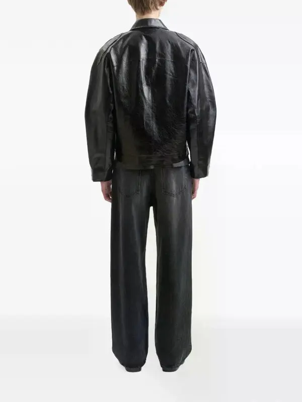 Séfr Zip-up Leather Jacket