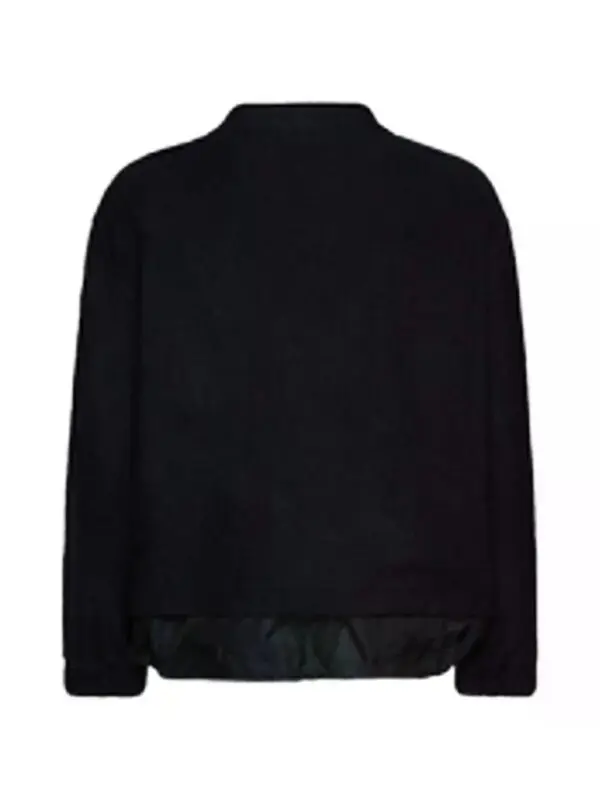 Moncler Zip-up Bouclé-texture Jacket