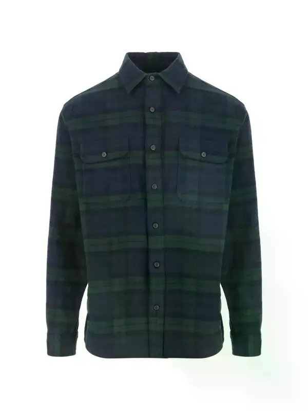 Polo Ralph Lauren Classic Fit Plaid Flannel Workshirt - Blue