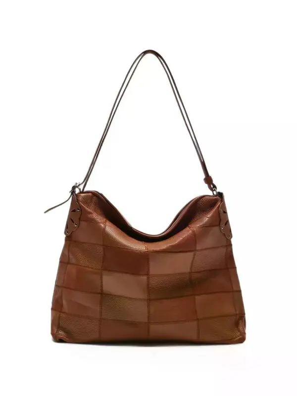Malìparmi Patchwork Zigzag-stitched Shoulder Bag