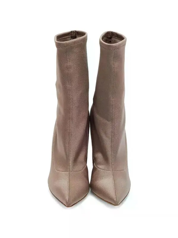 GIANVITO ROSSI Pointed-toe Sculptural-heel Ankle Boots