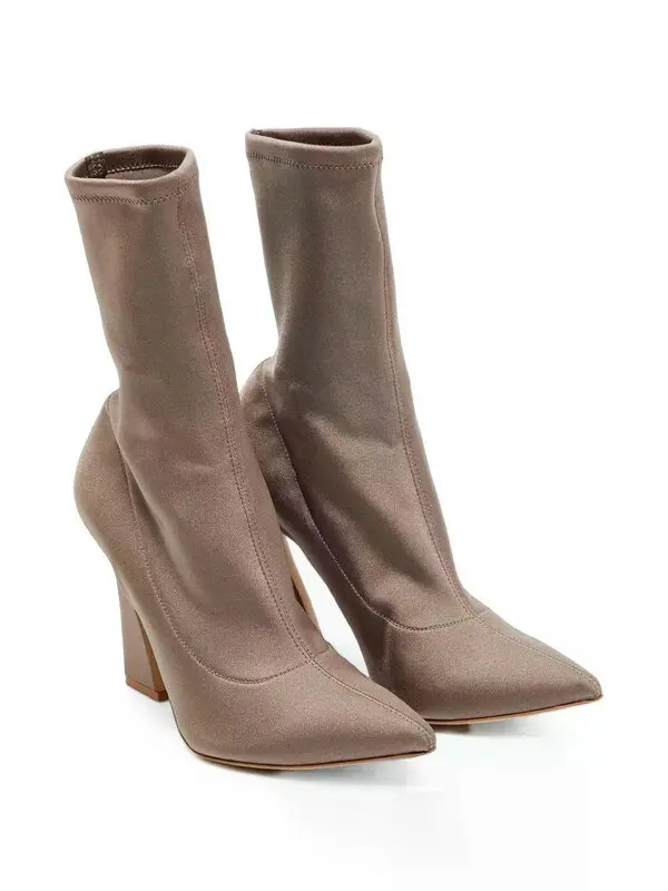 GIANVITO ROSSI Pointed-toe Sculptural-heel Ankle Boots
