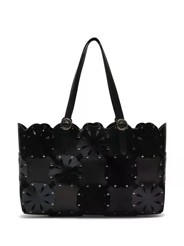 Malìparmi Die-cut Floral-stud Tote Bag