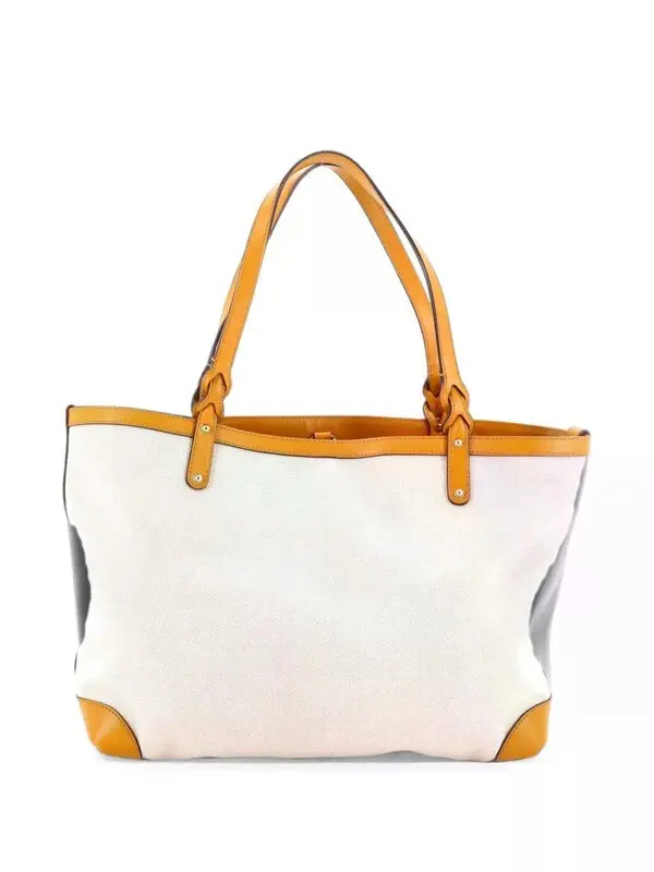 Gucci Craft Canvas With Leather Medium Tote Bag