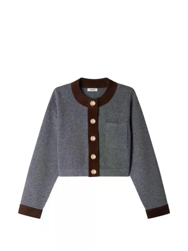 Sandro Cropped Cardigan