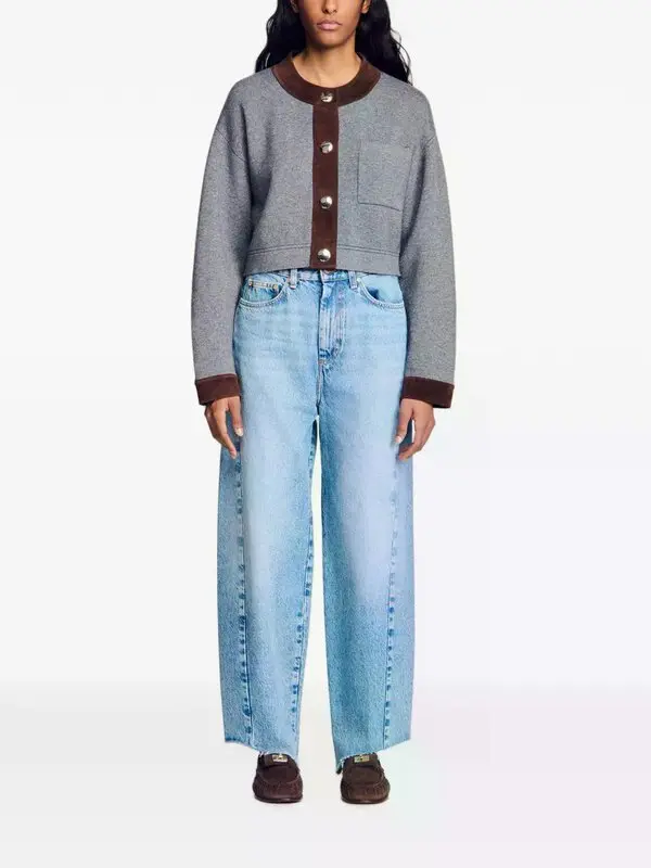 Sandro Cropped Cardigan