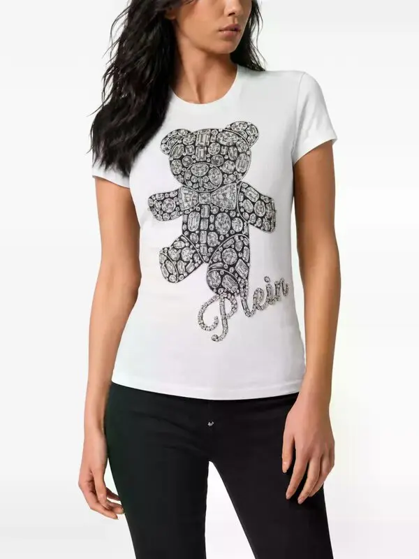 Philipp Plein Teddy-embellished T-shirt