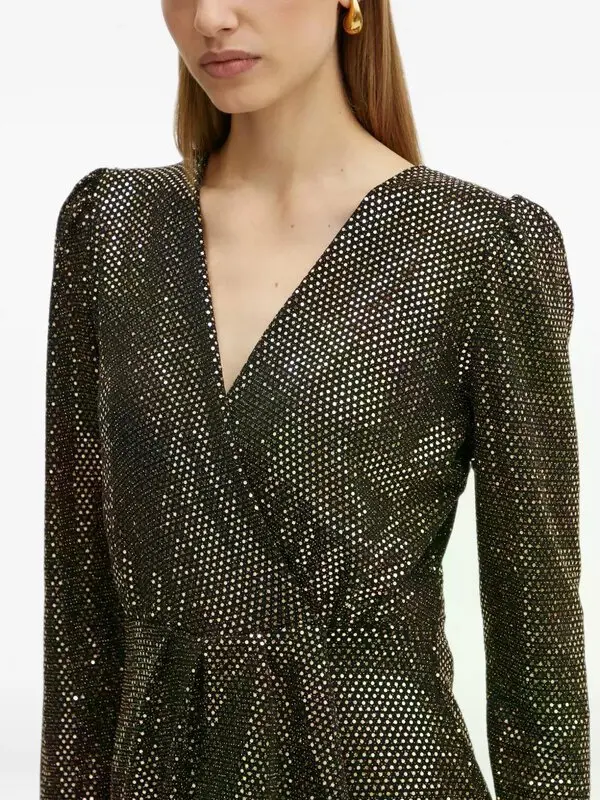 MORGAN V-neck Mini Dress