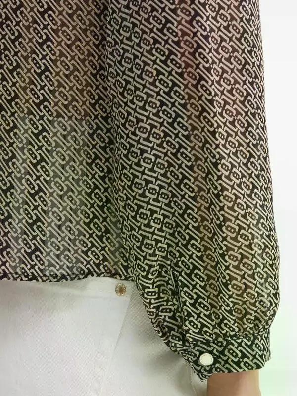 MORGAN Patterned Buttoned Shirt