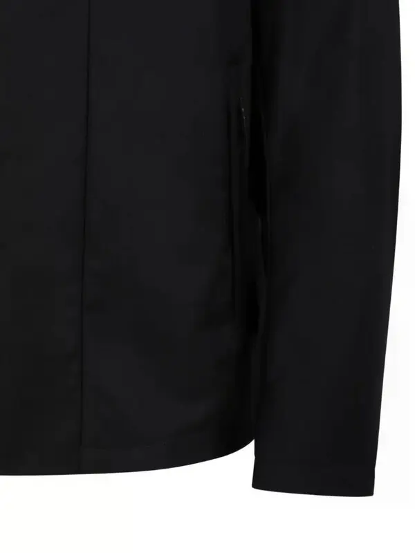 Add Hooded Concealed-fastening Jacket