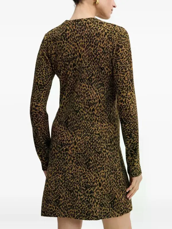 MORGAN Animal-print Mini Dress