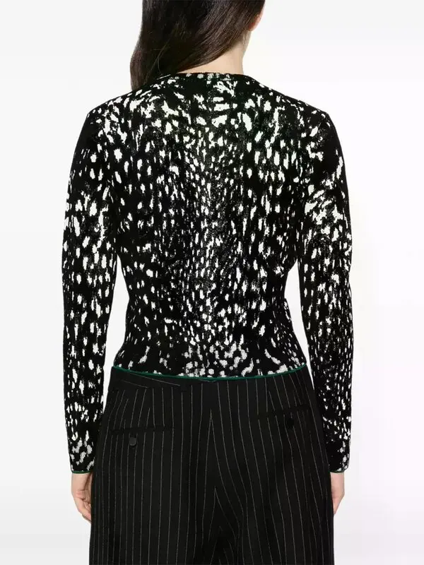 TOM FORD Lynx Jacquard Cardigan