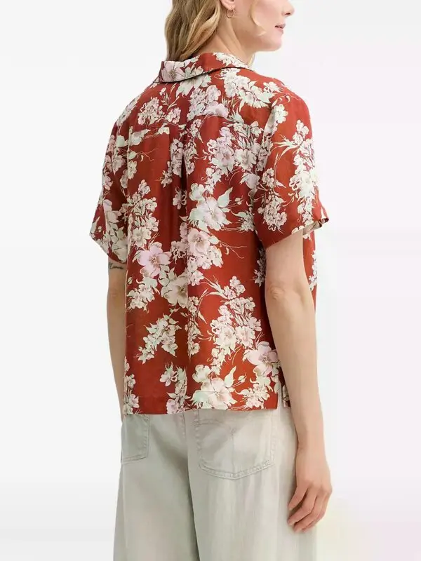 LEVI'S Floral-print Chest-pocket Shirt
