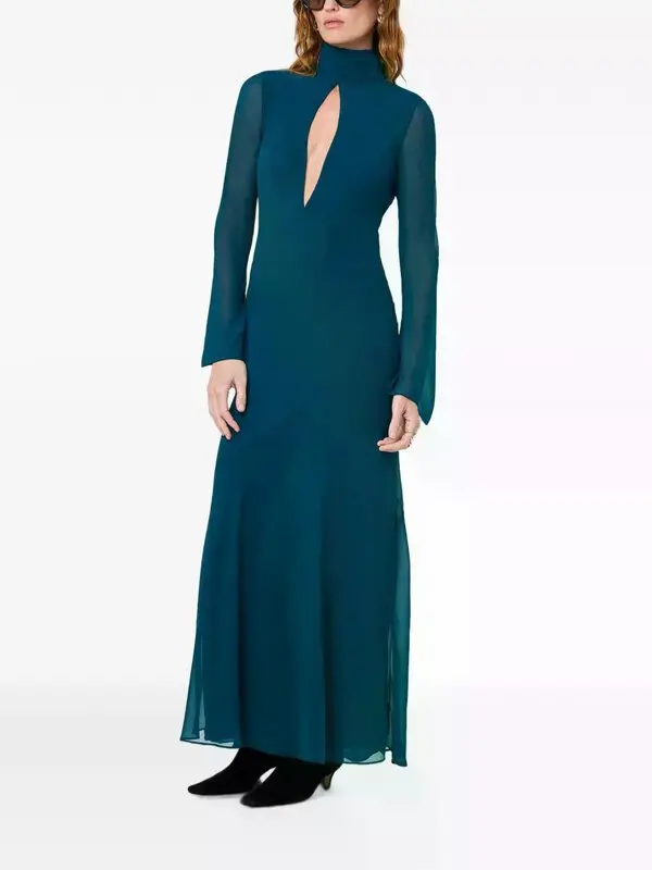 NICHOLAS Cut-out Tie-back Maxi Dress