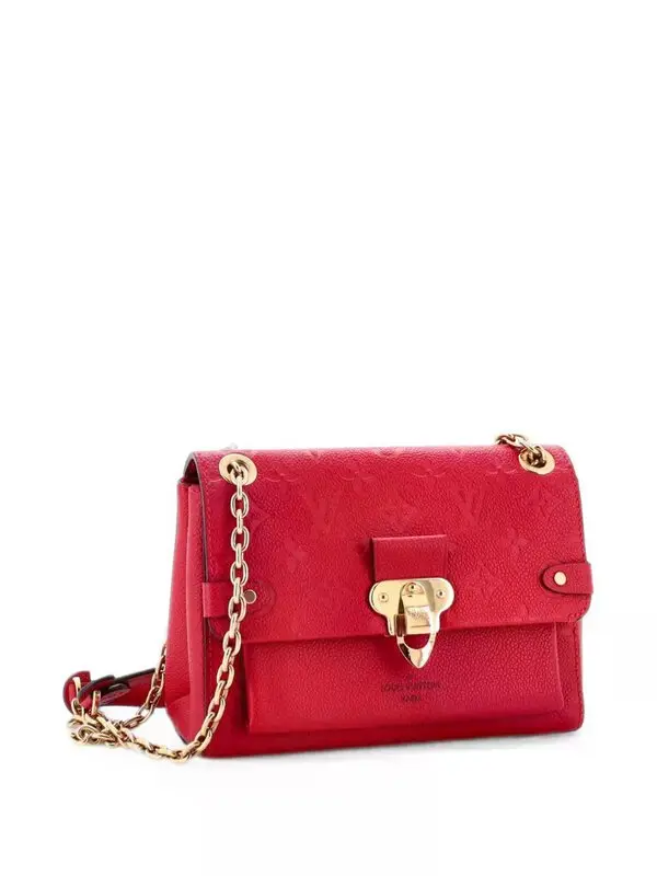 LOUIS VUITTON Vavin Handbag Monogram Empreinte Leather Bb Crossbody Bag - Red